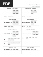 KTEL Santorini Bus Timetable PDF | PDF