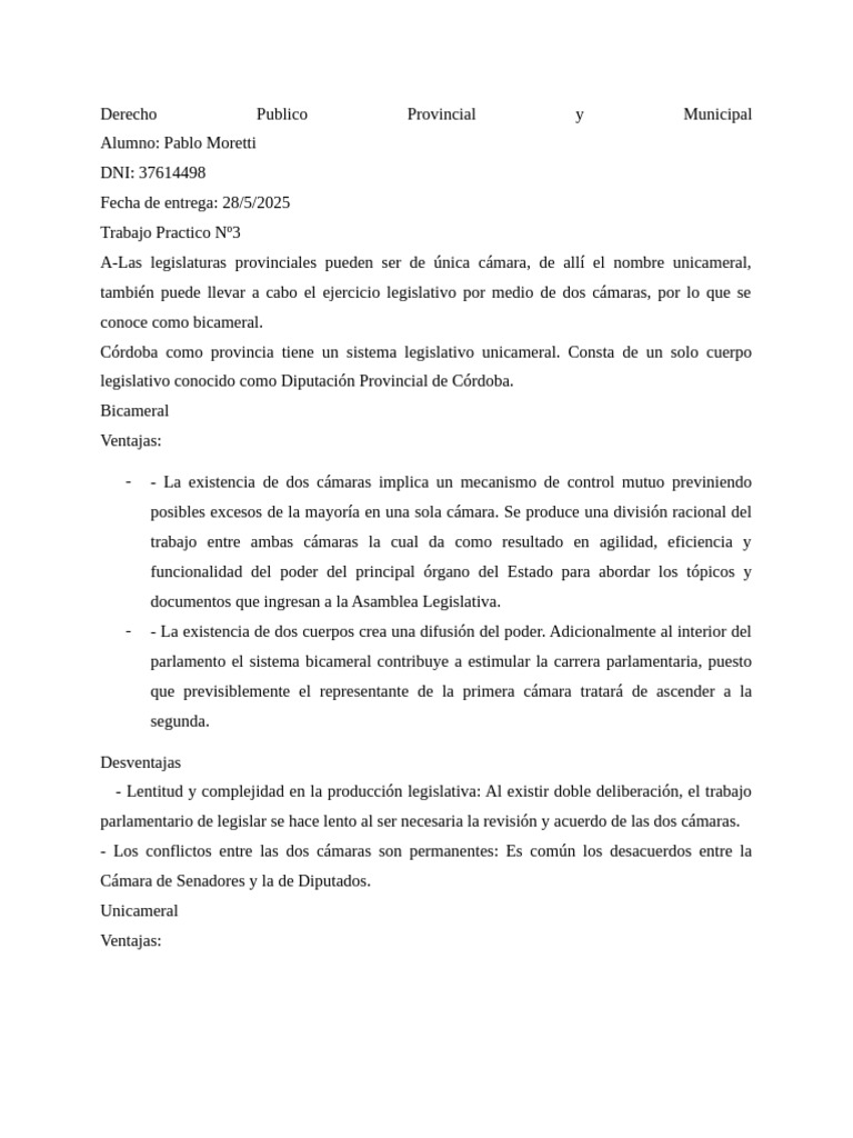 Derecho Publico Provincial y Municipal Pablo Moretti | PDF ...