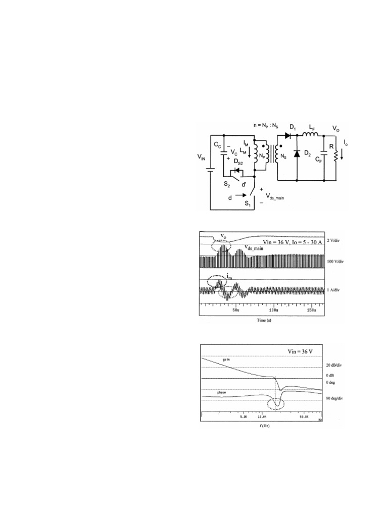 Active-Clamp Forward Converter Design | PDF | Transformer | Diode