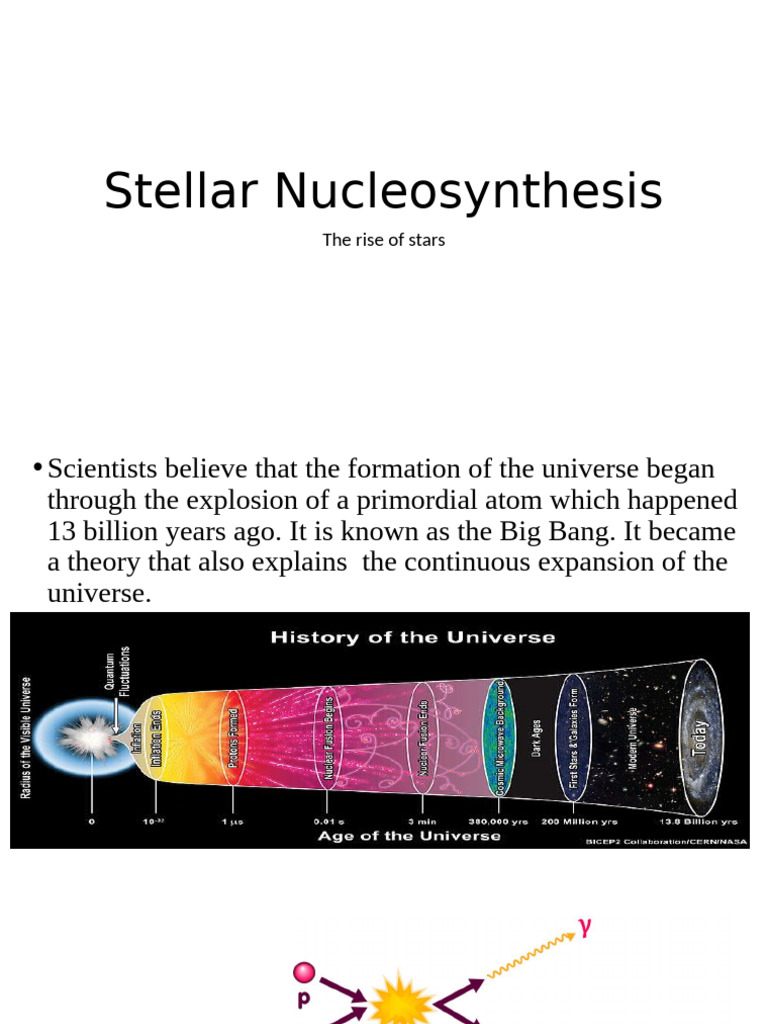 Stellar Nucleosynthesis | PDF | Neutron | Nuclear Fusion