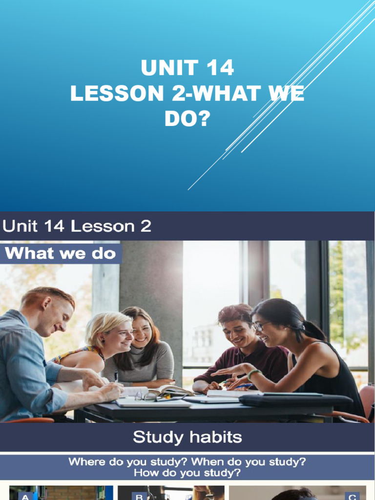 Unit 14-Lesson 2 | PDF