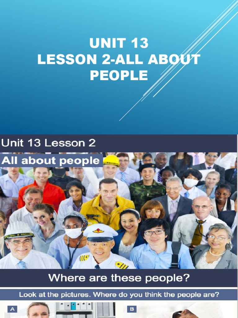 Unit 13-Lesson 2 | PDF