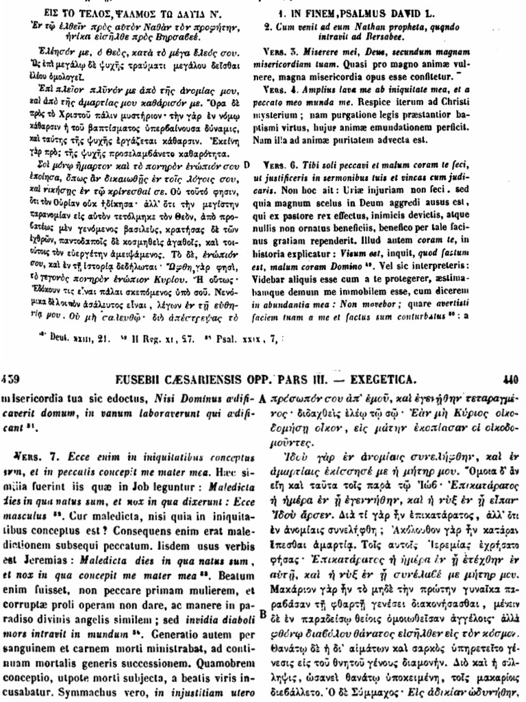 Eusebio Cesarea Ps50 | PDF