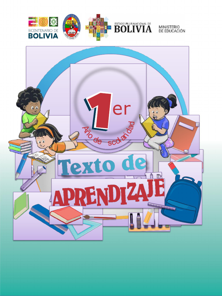 Texto de Aprendizaje 1ro Primaria 2025 | PDF | Educación primaria ...