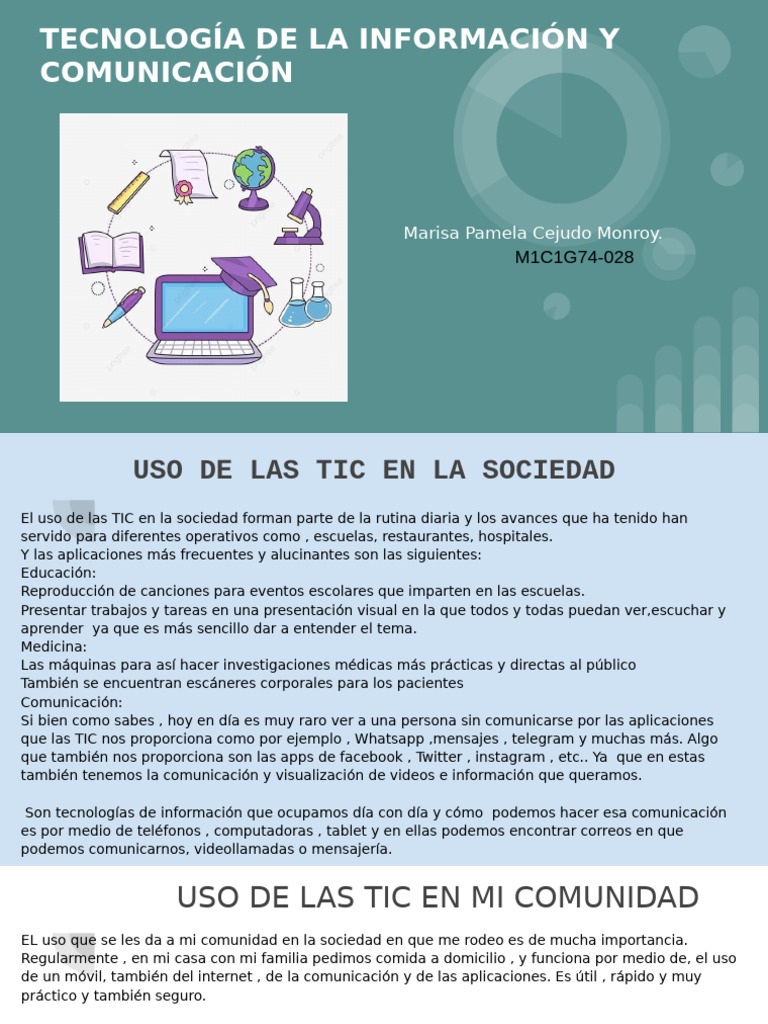 Impacto de las TIC en la Sociedad Actual | PDF | Tecnología de ...