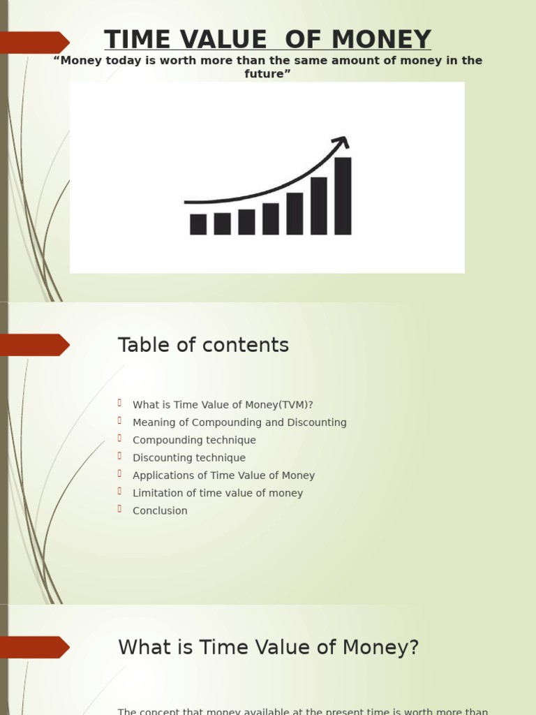 Time Value of Money | PDF | Time Value Of Money | Present Value