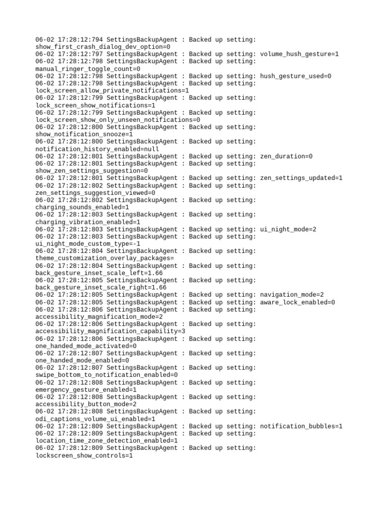 Settings Provider | PDF