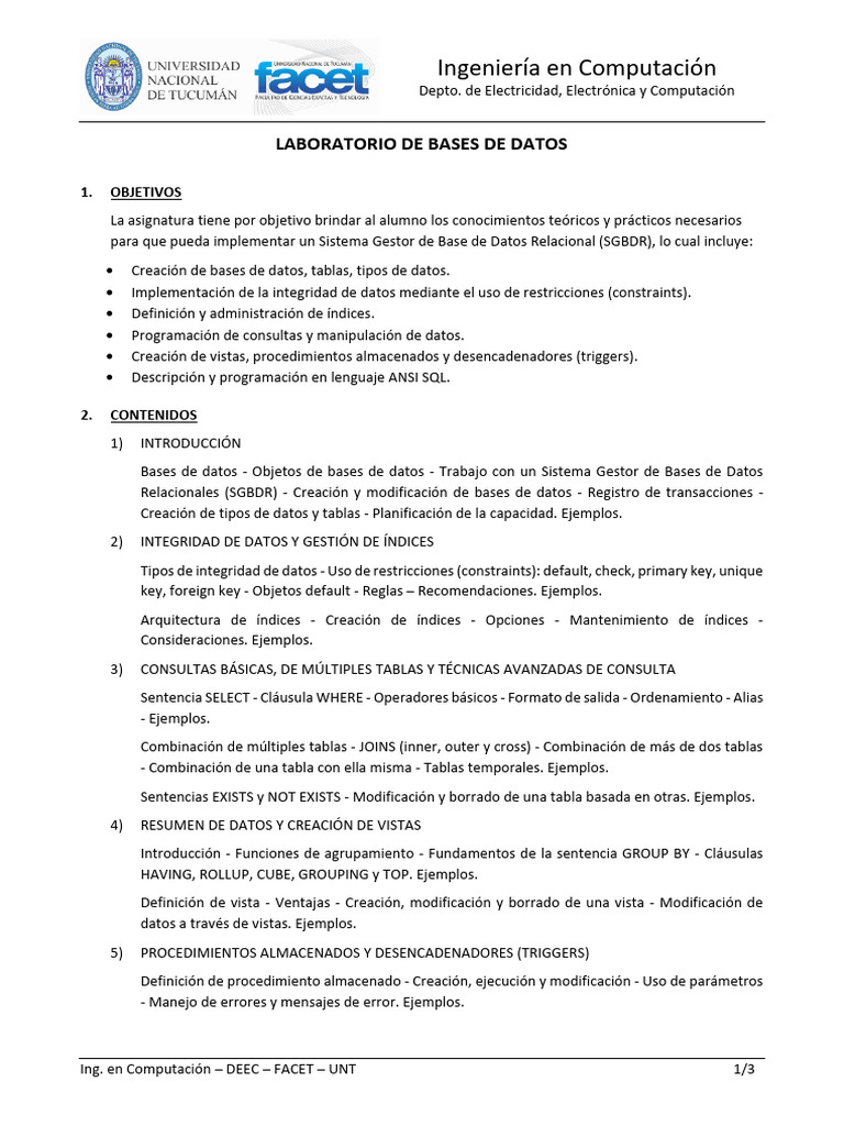 S04 Lab-Bases-Datos | PDF | Bases de datos | Gestión de datos