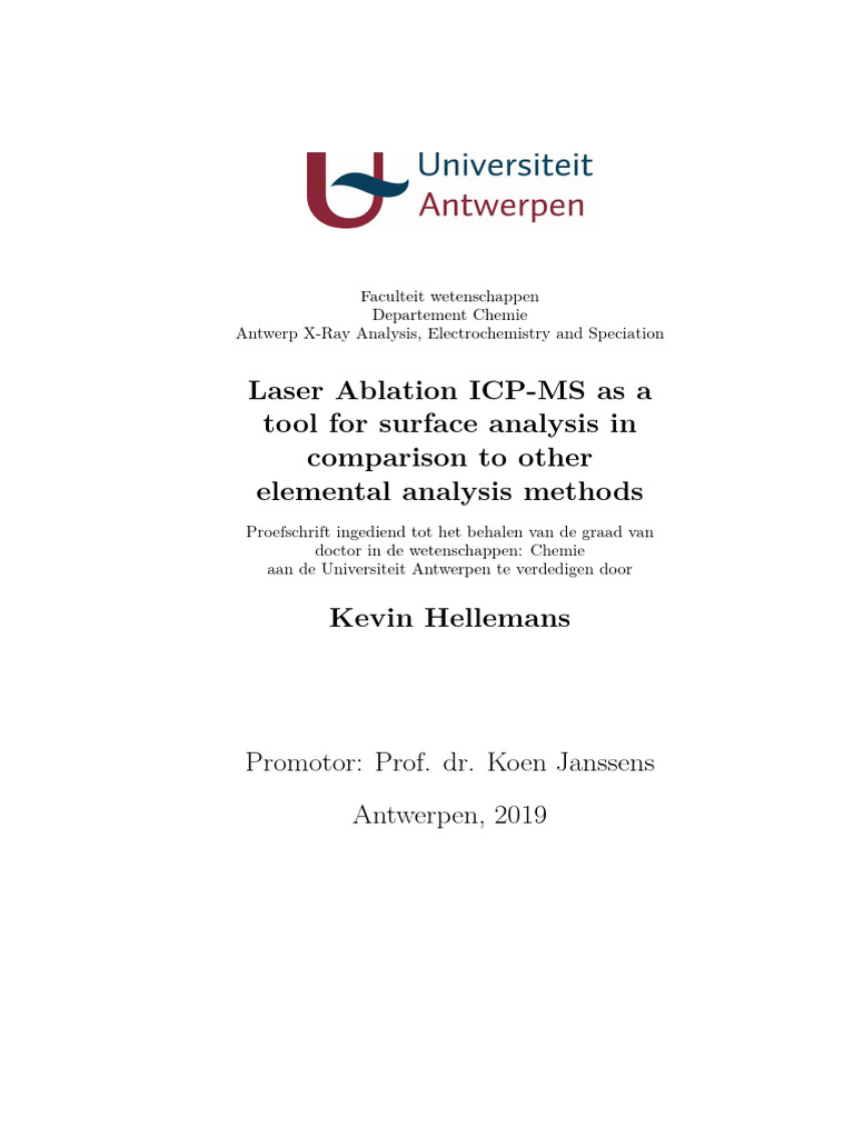 Laser Ablation ICP-MS | PDF