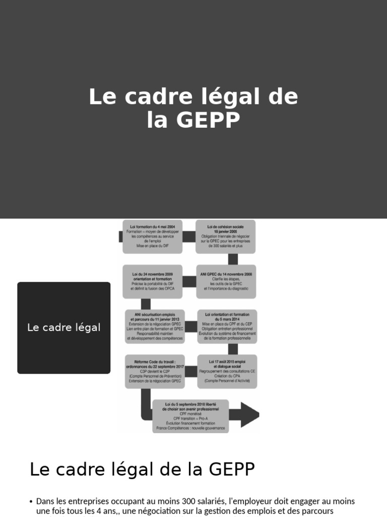 Le Cadre Legal GEPP | PDF | Économie | Business