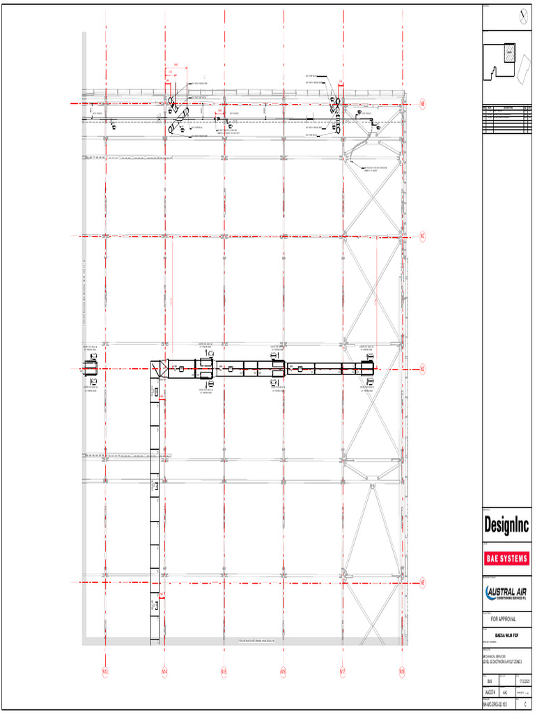 Aac074-Nh-mc-drg-02-103 (C) - Level 02 Ductwork Layout Zone 3 | PDF ...