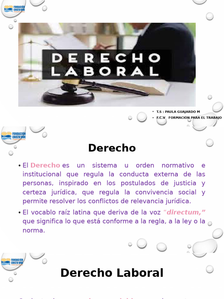 Derechos y Deberes en El Mundo Laboral | PDF | Pensión | Derecho laboral
