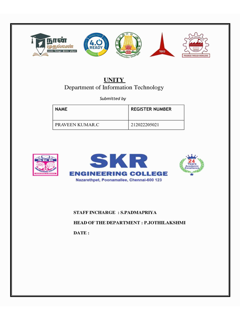 Nan Mudhalvan Report | PDF