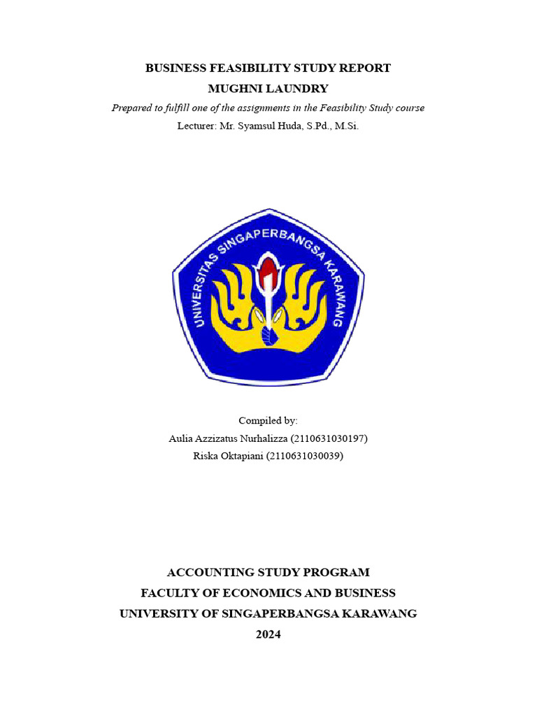 Business Feasibility Study Report-group 4 | PDF | Net Present Value | Economies