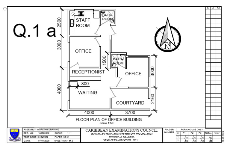 Csec TD Template 2025 Fatima College (3) - Question 1a | PDF