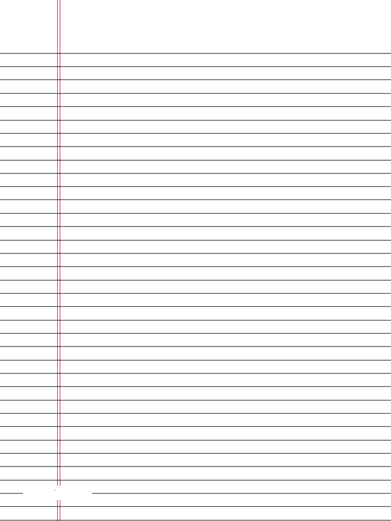 Free Lined Paper | PDF