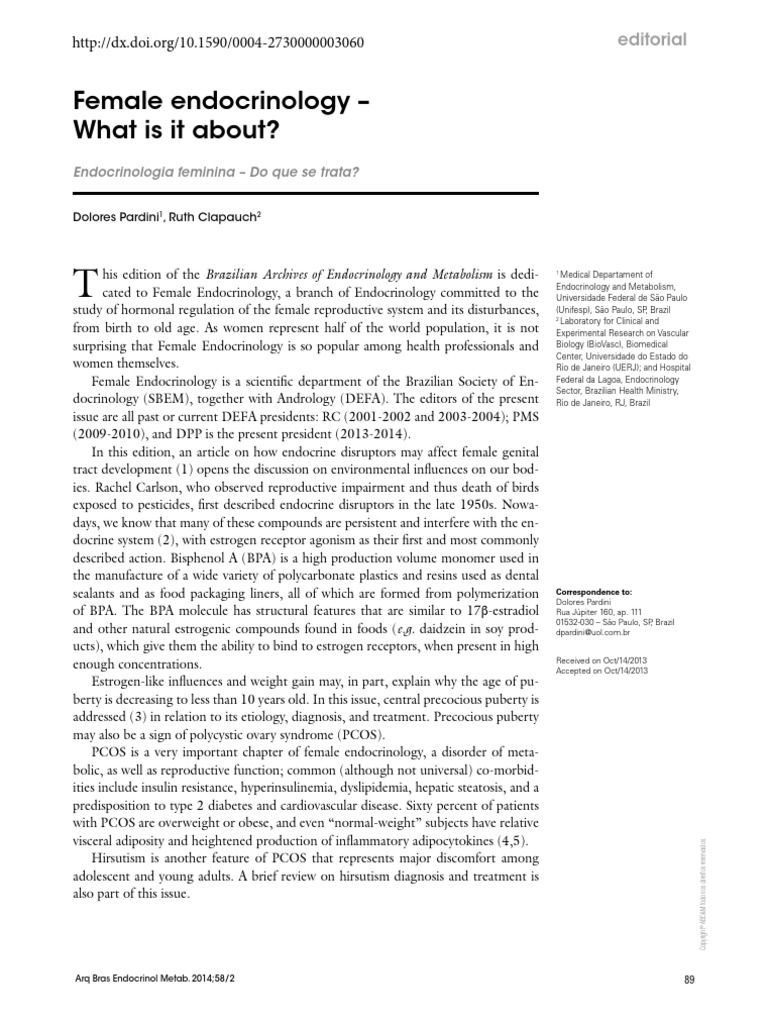 Understanding Female Endocrinology | PDF | Polycystic Ovary Syndrome ...
