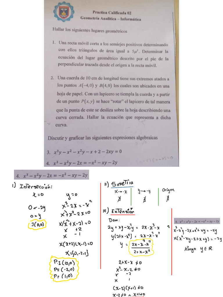 Geometria PC02 - Lugar Geometrico | PDF