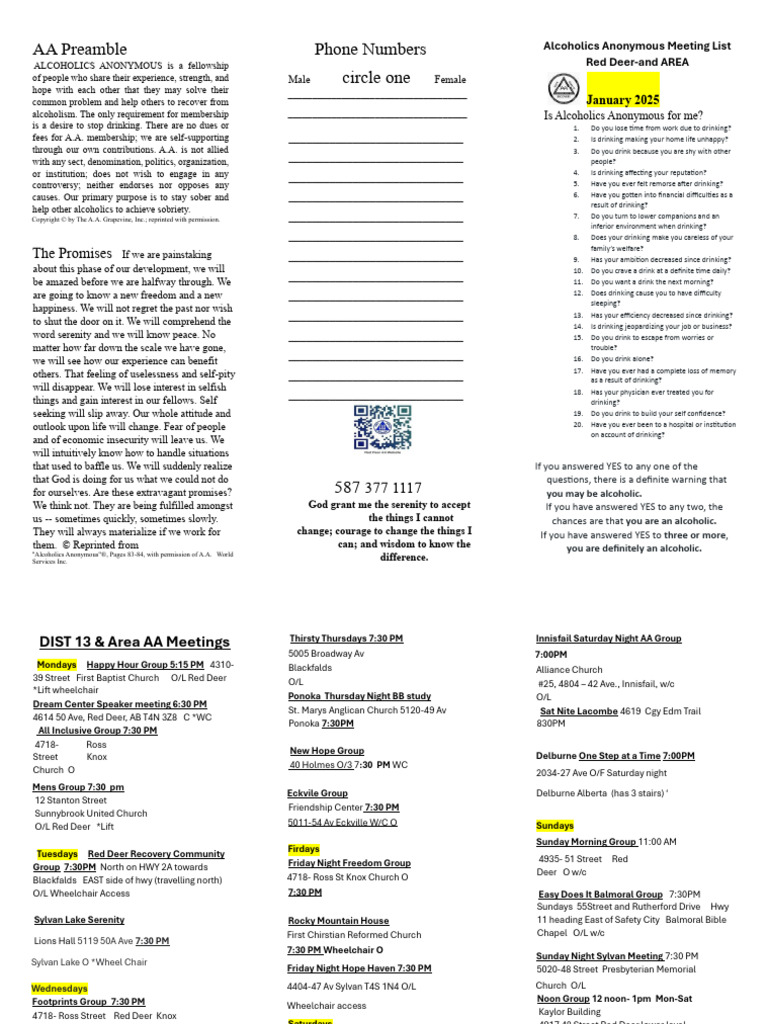 Alcoholics Anonymous Meeting Guide | PDF | Alcoholics Anonymous