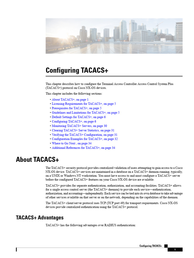 b Cisco Nexus 9000 Series NX-OS Security Configuration Guide 7x Chapter 0101 | PDF | Radius | I Pv6