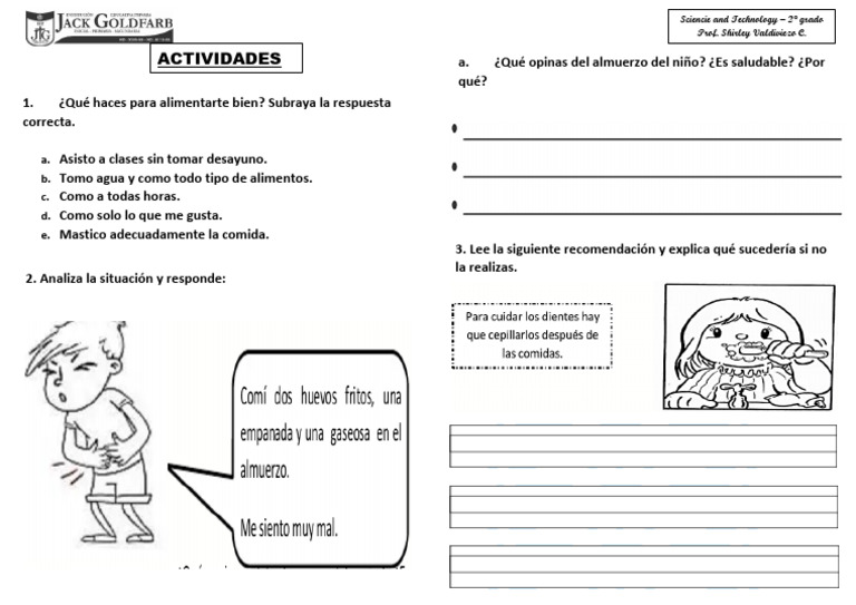 Ficha Cyt - 2° Grado - Sem.3-U3 | PDF