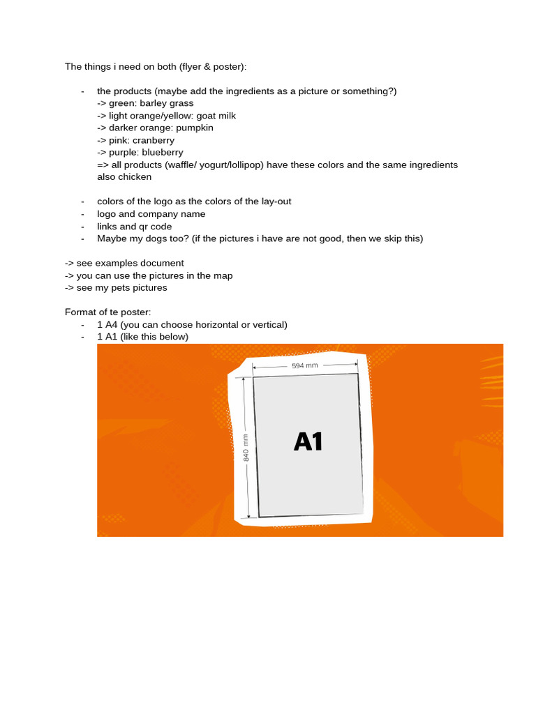 Requirements Poster + Flyer | PDF