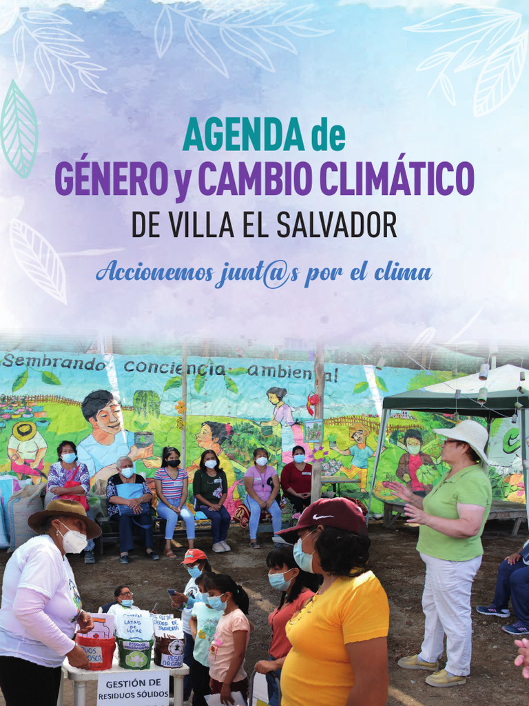 Agenda Género y Cambio Climático VES | PDF | Agua | Desnutrición