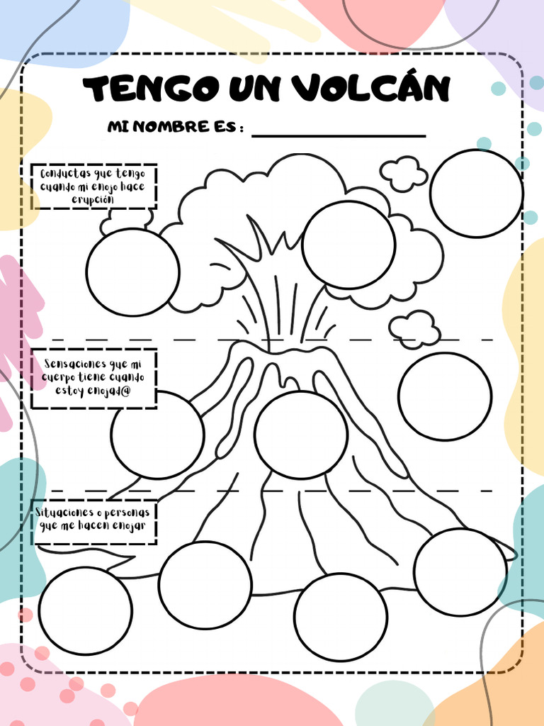 Actividades De Regulación Emocional Volcan Pdf