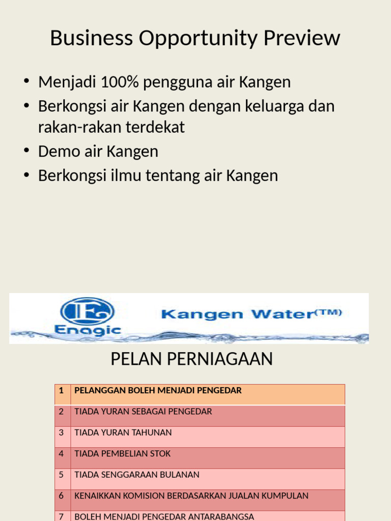 Enagic Marketing Plan v2 | PDF