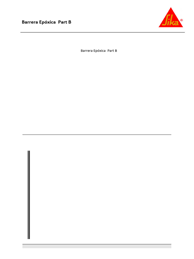 Barrera Epóxica Part B | PDF | Química