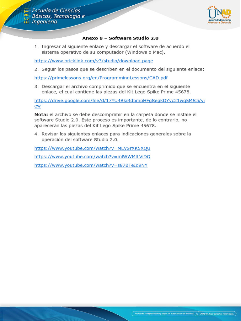 Anexo 8 - Software Studio 2.0 | PDF