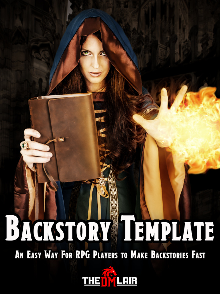 RPG Character Backstory Template | PDF