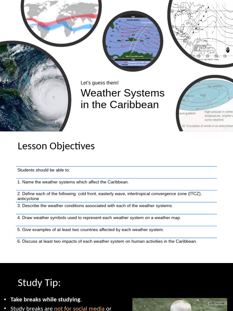 Caribbean Weather Systems Overview | PDF | Tropical Cyclones | Weather