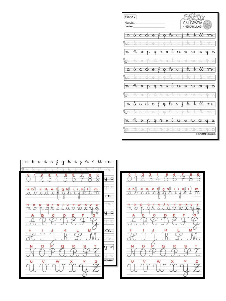 Abecedario Cursivo | PDF