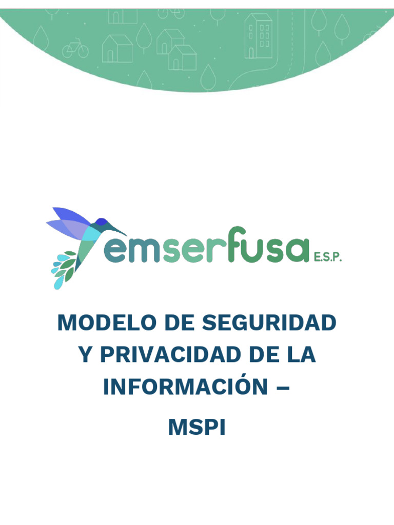 Modelo MSPI: Seguridad y Privacidad | PDF | La seguridad informática ...