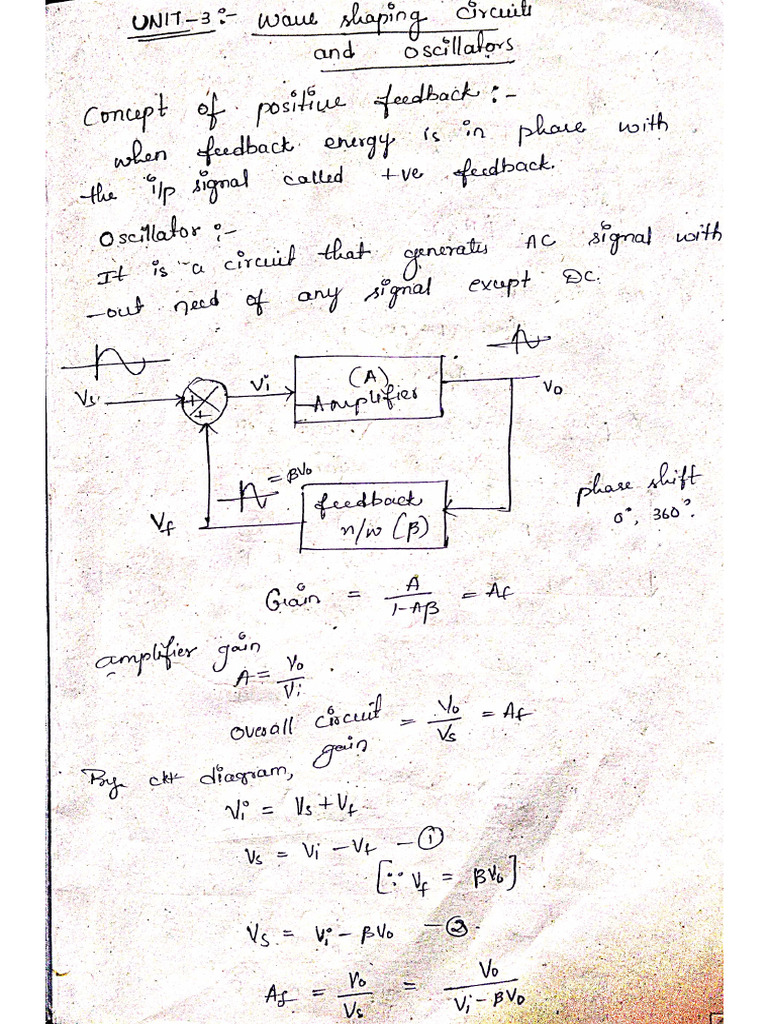 Wave Shaping Circuits | PDF