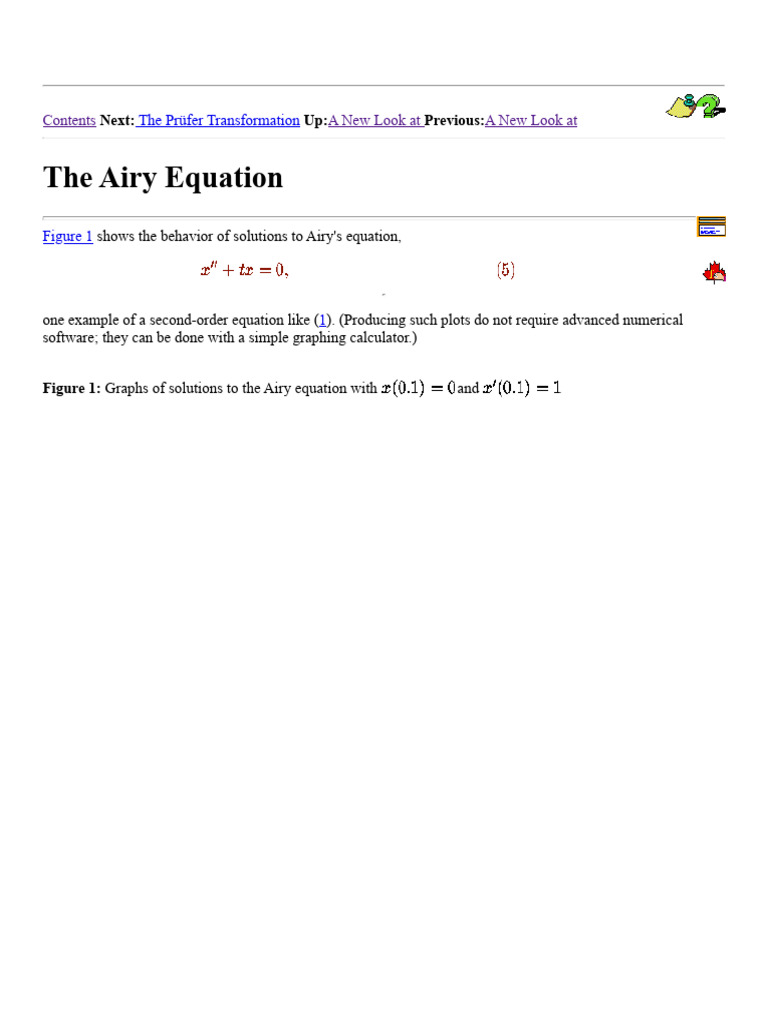 02 The Airy Equation | PDF