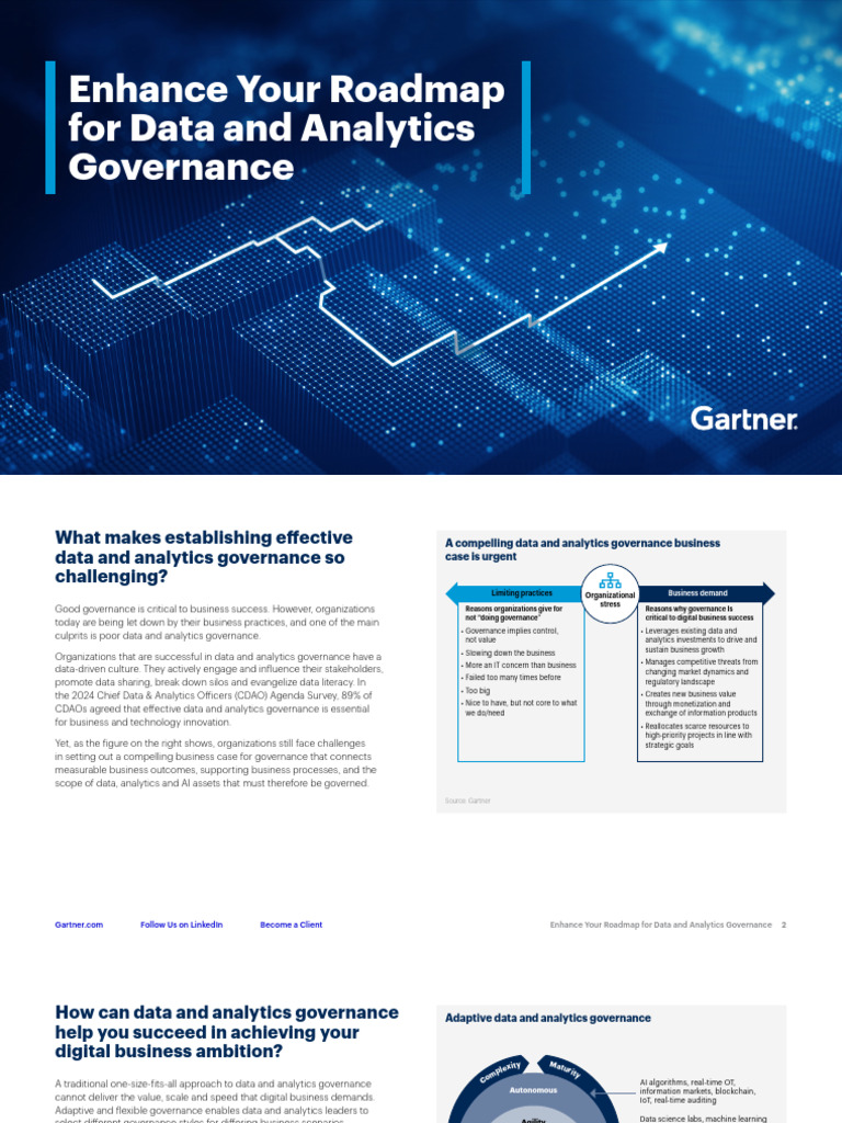 Data and Analytics Governance Roadmap | PDF | Analytics | Governance