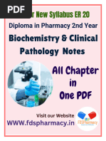 2nd Year D Pharm Syllabus | PDF | Pharmacy | Metabolism