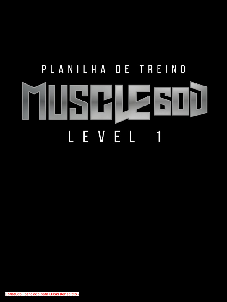 Planilhamuscle60dh Level1 | PDF