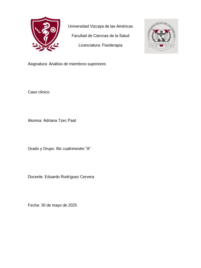 Tzec Adriana Act1 1P | PDF | Terapia física | Dolor
