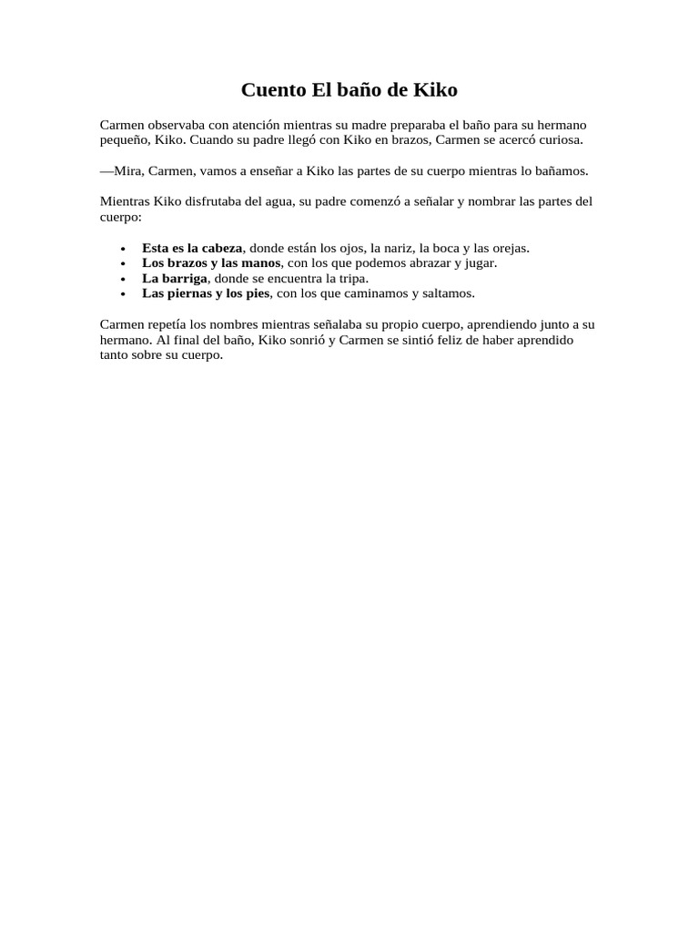 El Baño de Kiko | PDF