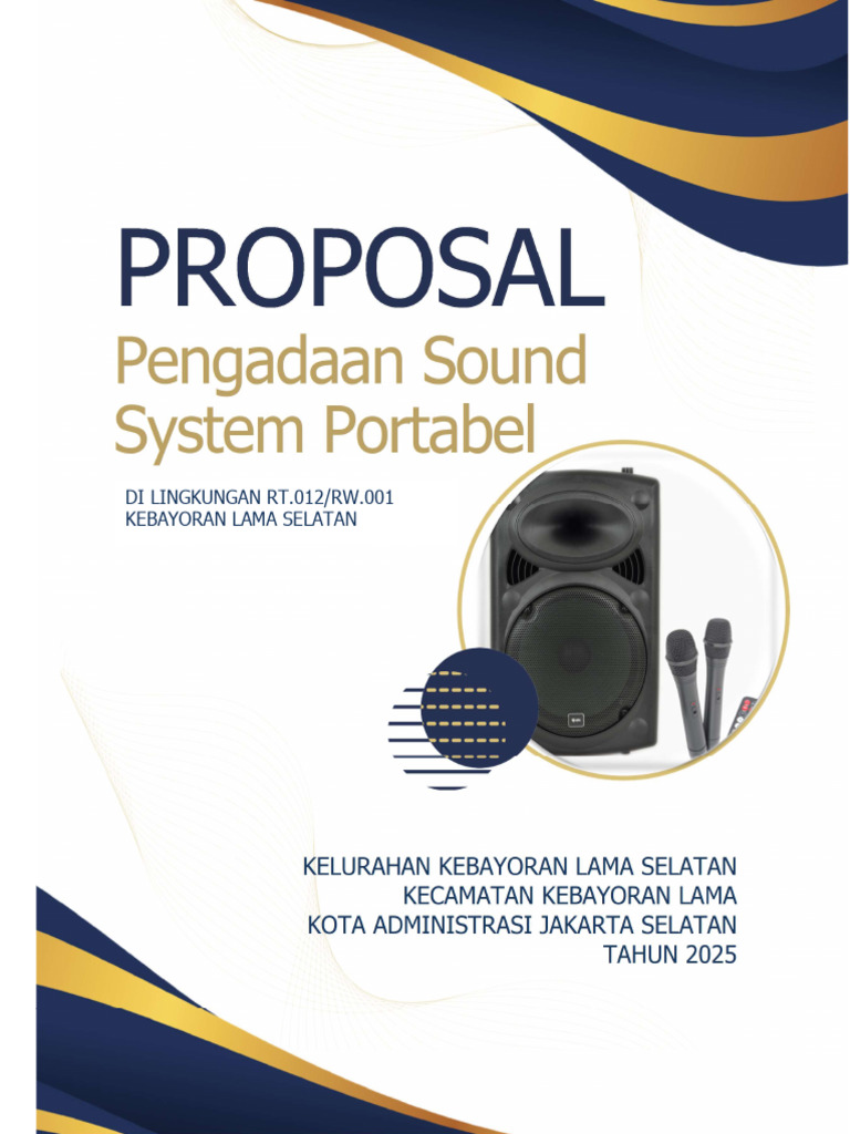 Proposal Sound System | PDF