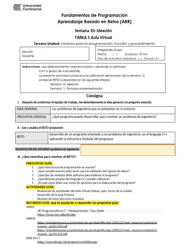 Etapa 01 Ideacion - Resolver Preguntas Guías | PDF | Programación de computadoras | Informática