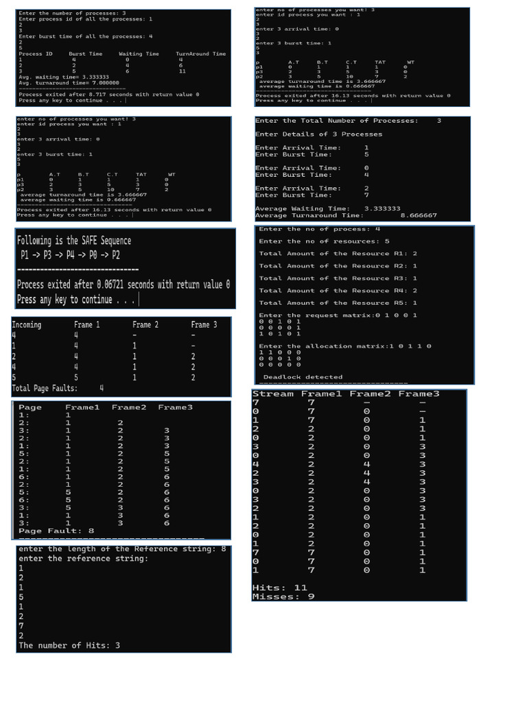 Os Output | PDF