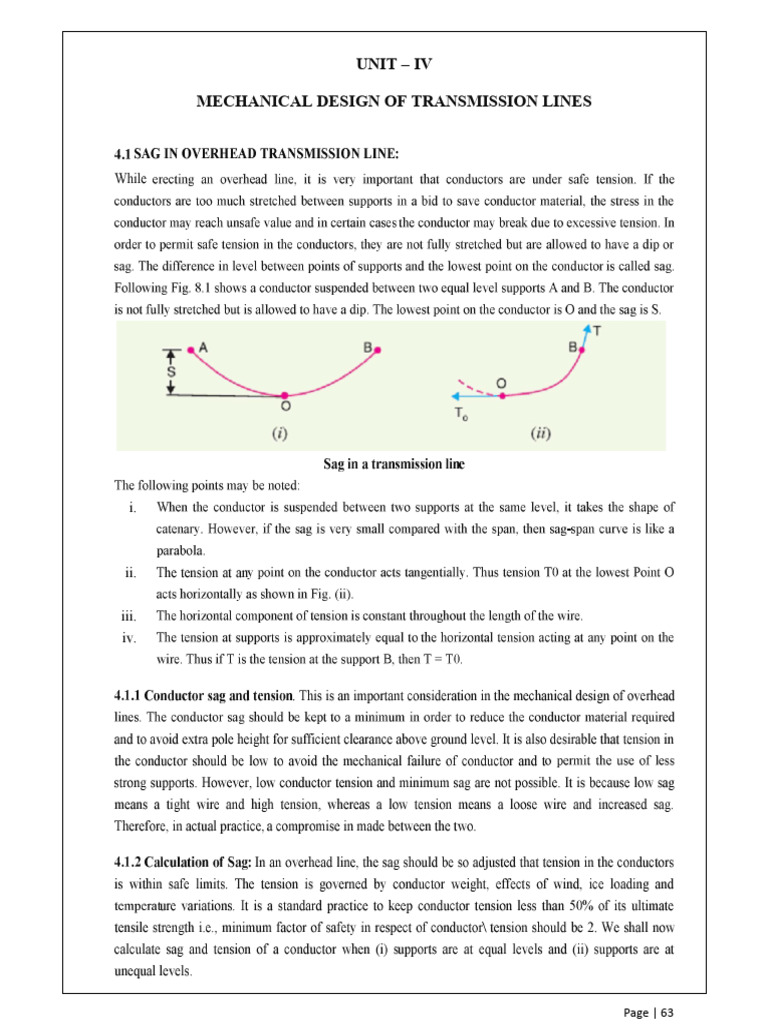 Mechanical Design of Transmission Lines | PDF