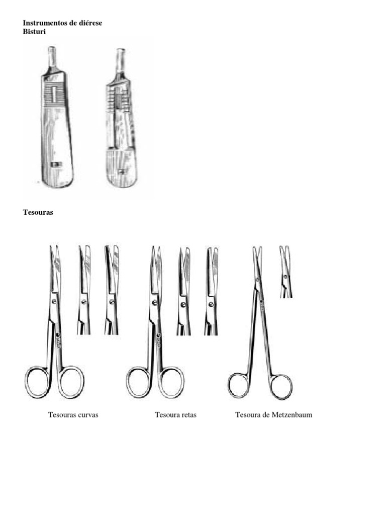 Instrumentos de Diérese | PDF