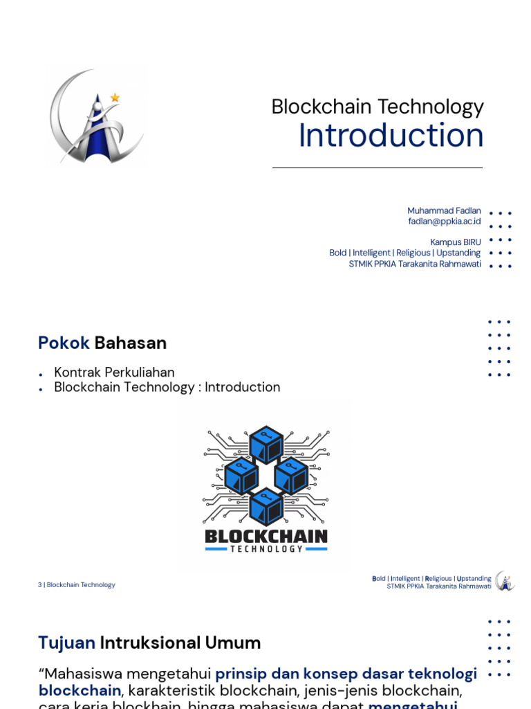 #1 Blockchain - Intro | PDF