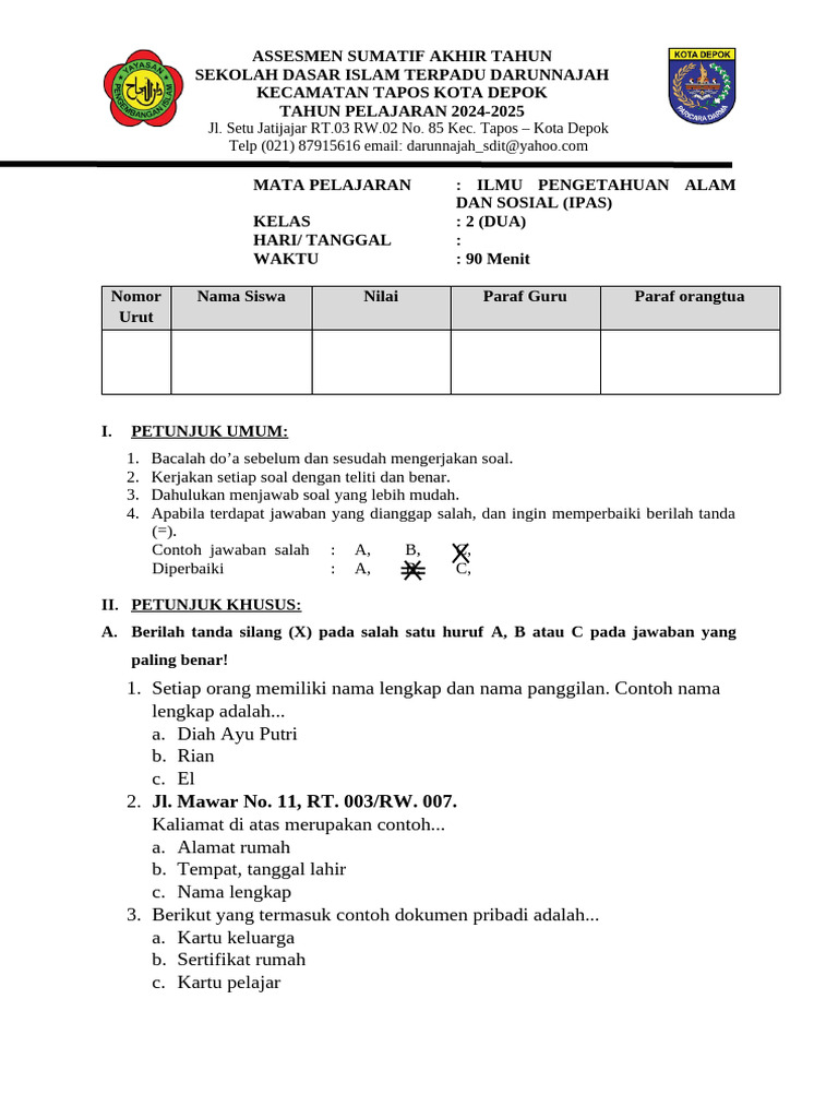 Asat Ipas KLS 2 | PDF