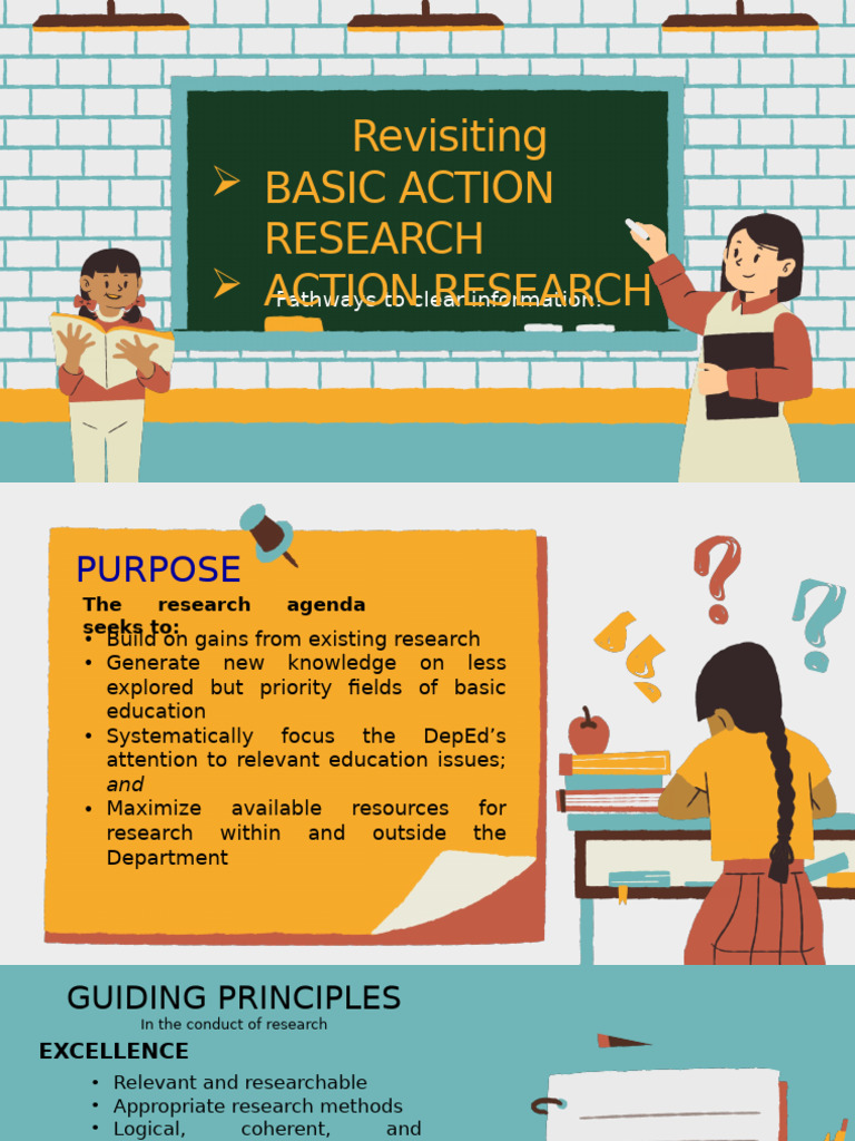 Action Research in Basic Education Guide | PDF | Methodology | Data